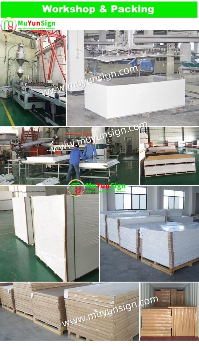 Expanded PVC Foam Board Matte Finish Multiple Density For Architectural ...