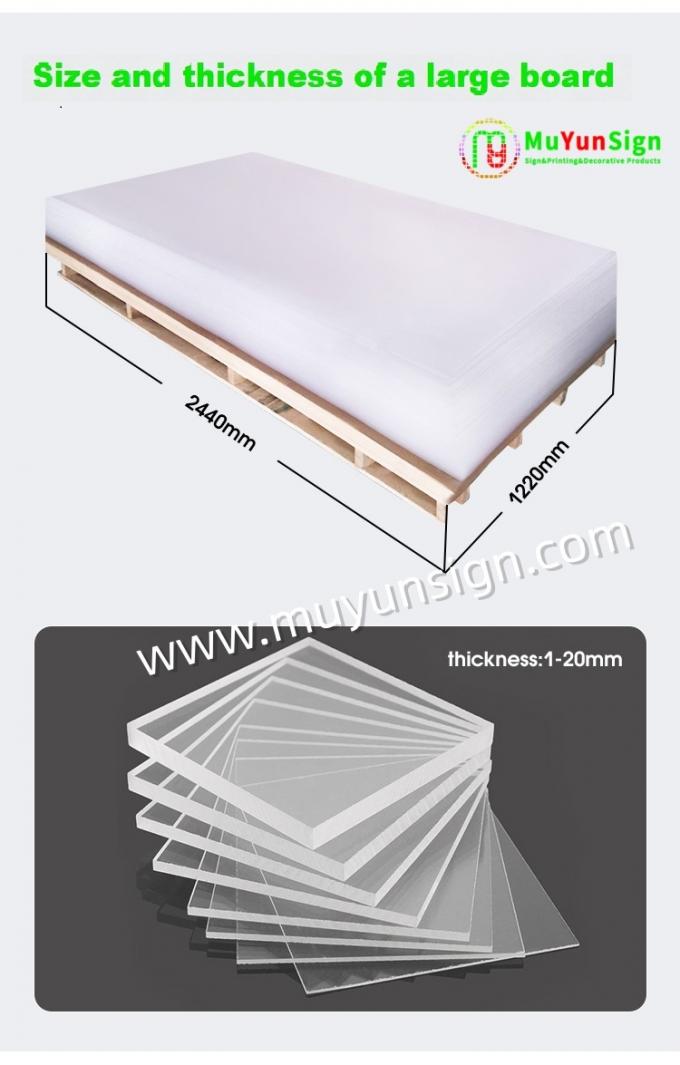 White Craft Paper Protective Cutting Acrylic Plexiglass Plastic Sheet ...